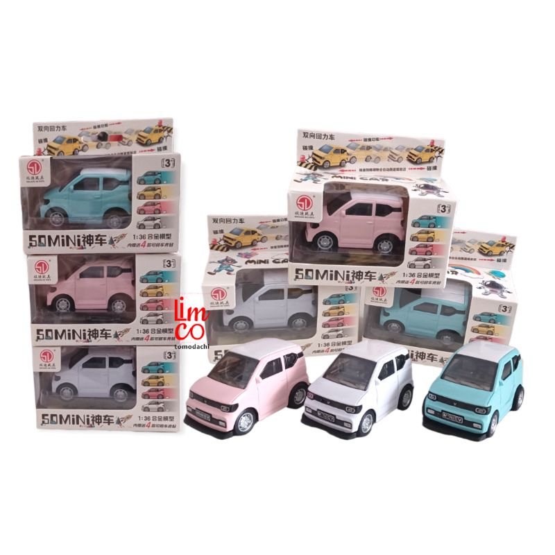 Jual Diecast mobil mobilan Miniatur Mobil Wuling MINIEV Wuling EV Spin ...