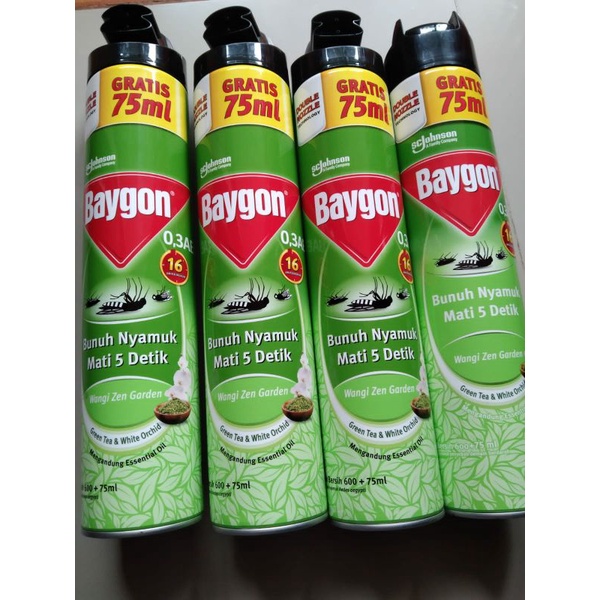 Jual Baygon spray zen jumbo 600+75ml | Shopee Indonesia