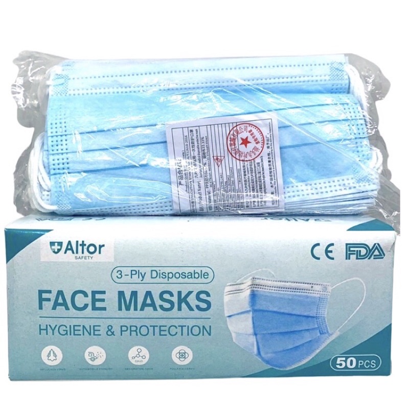 Jual MASKER 3 PLY 50 PCS PER KOTAK HARGA HANYA | Shopee Indonesia
