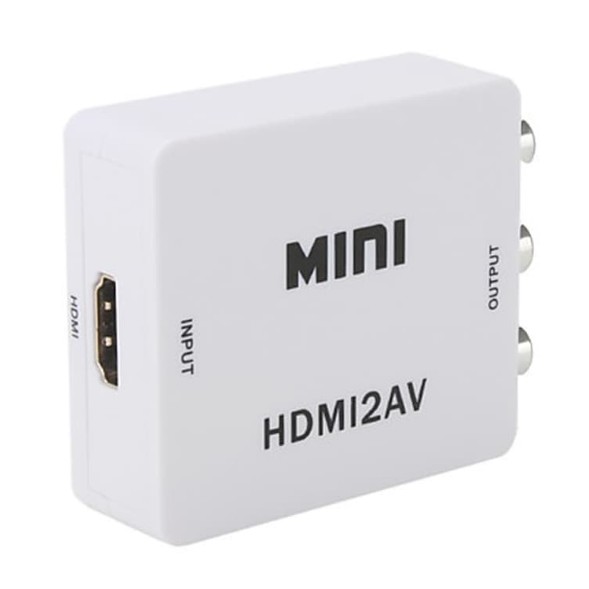 Jual Minibox HDMI To AV RCA CVBS Adapter - Mini HDMI2AV Converter ...