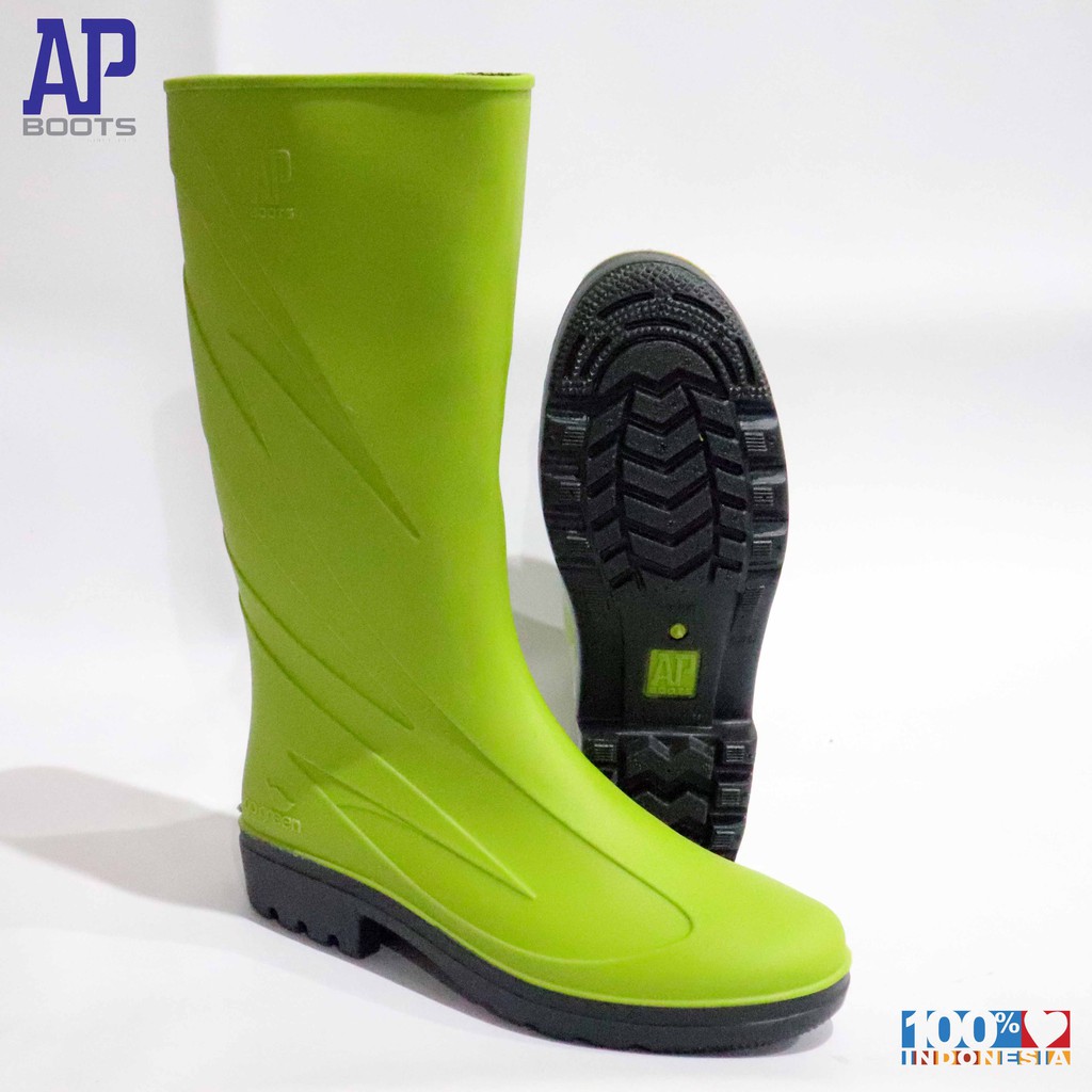 Jual AP 2017 LEMON GREEN 37-43 - SEPATU BOOT SAFETY KARET - AP BOOTS ...