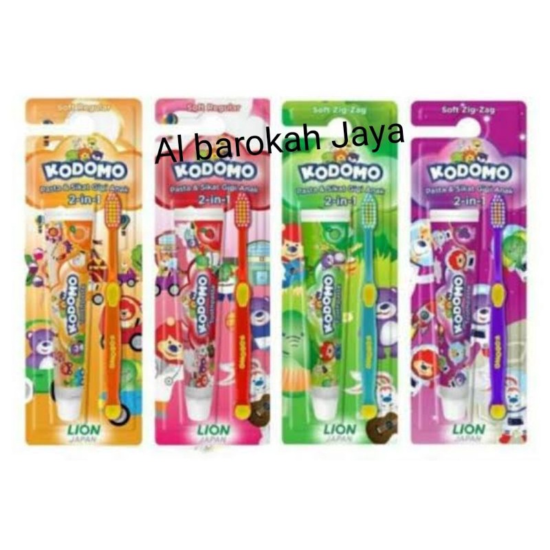 Jual Kodomo Paket Pasta & Sikat gigi anak Regular & Kids 6+ | Shopee Indonesia