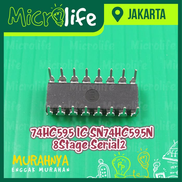 Jual Ic 74Hc595 8 Stage Serial Shift Register | Shopee Indonesia