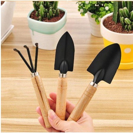 Jual Alat Berkebun TEBAL Mini Set 3 in 1 Sekop Garpu Cangkul Taman ...