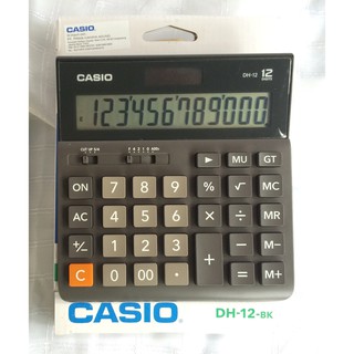 Jual KALKULATOR CASIO DH 12 ORIGINAL - 12 DIGIT - 2 POWER - LARGE DISPLAY -KALKULATOR KANTOR ...