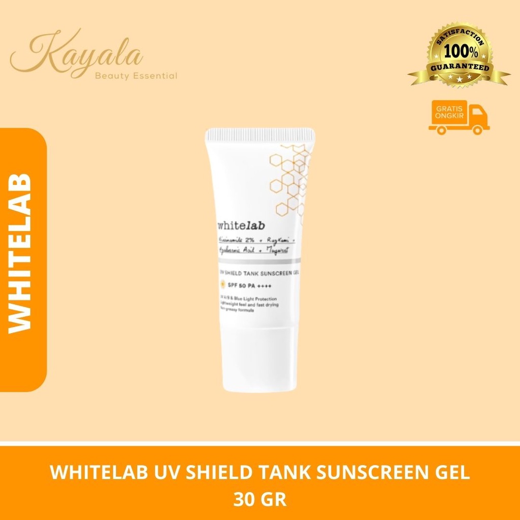 Jual Whitelab UV Shield Tank Sunscreen Gel SPF 50 +++ PA +++ | Shopee ...