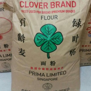 Jual TEPUNG GANDUM PRIMA CLOVER BRAND - WHEAT FLOUR 25 KG Indonesia ...