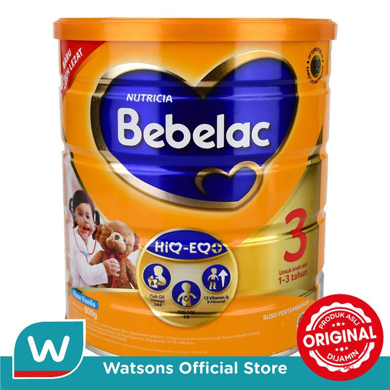 Jual Bebelac 3 Vanila HiQ-eQ 800 gr | Shopee Indonesia