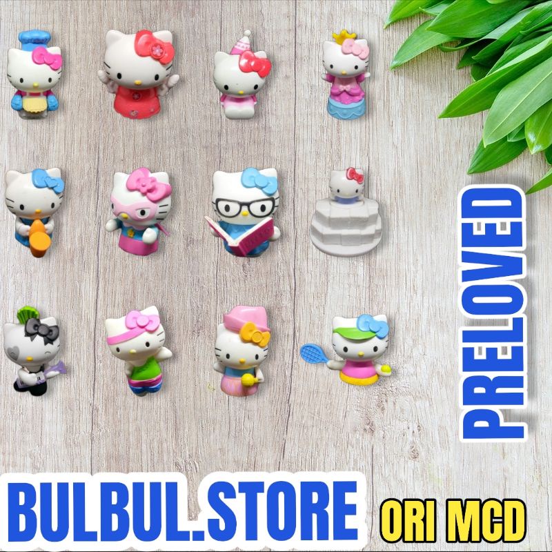 Jual Mainan Hello Kitty McDonald Happy Meal Action Figure Murah BULBUL ...