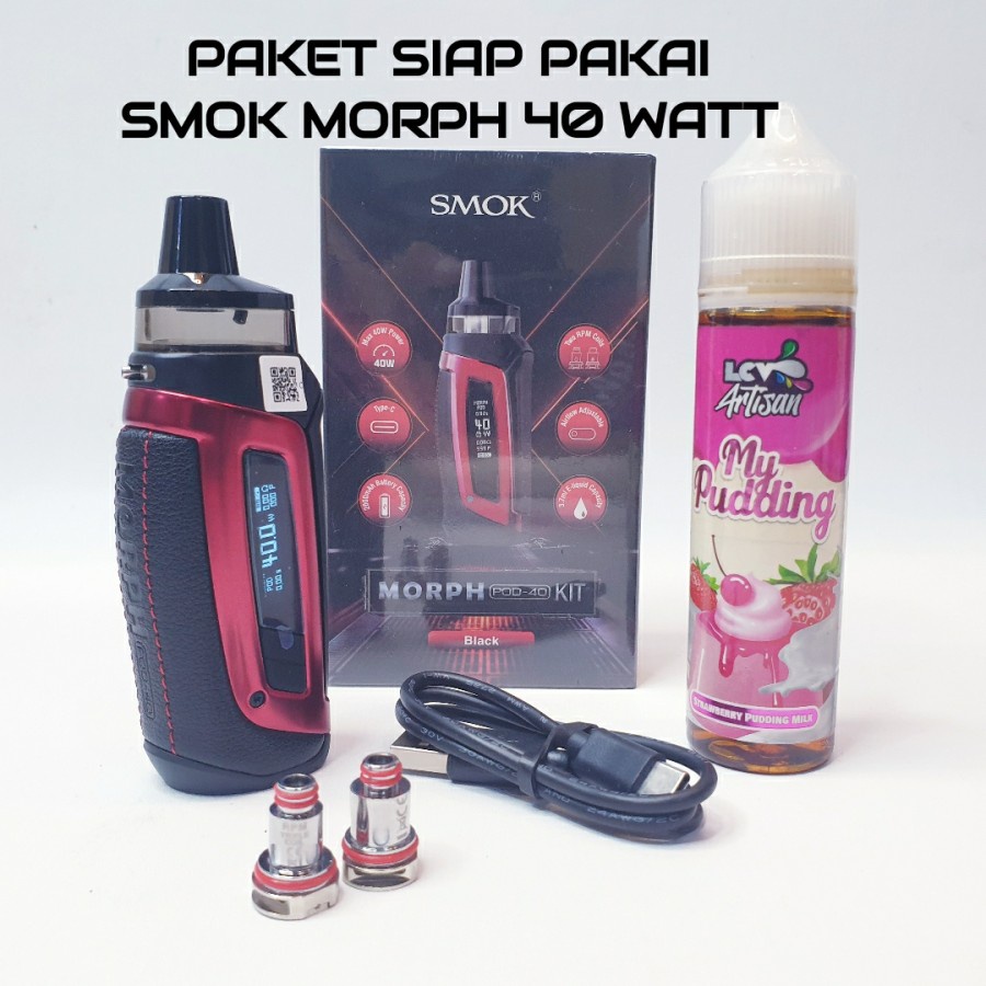 Jual PAKET SIAP PAKAI SM0K MORPH 40 LENGKAP | Shopee Indonesia