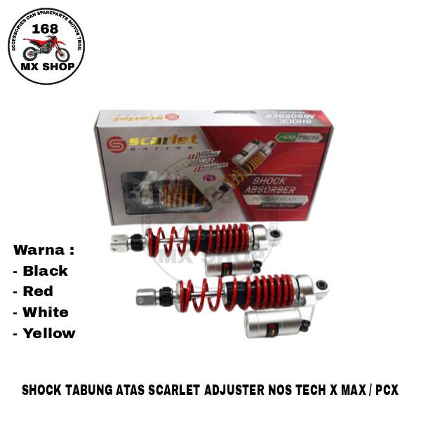Jual SHOCK ABSORBER SHOCKBREAKER TABUNG ATAS SCARLET ADJUSTER NOS TECH ...