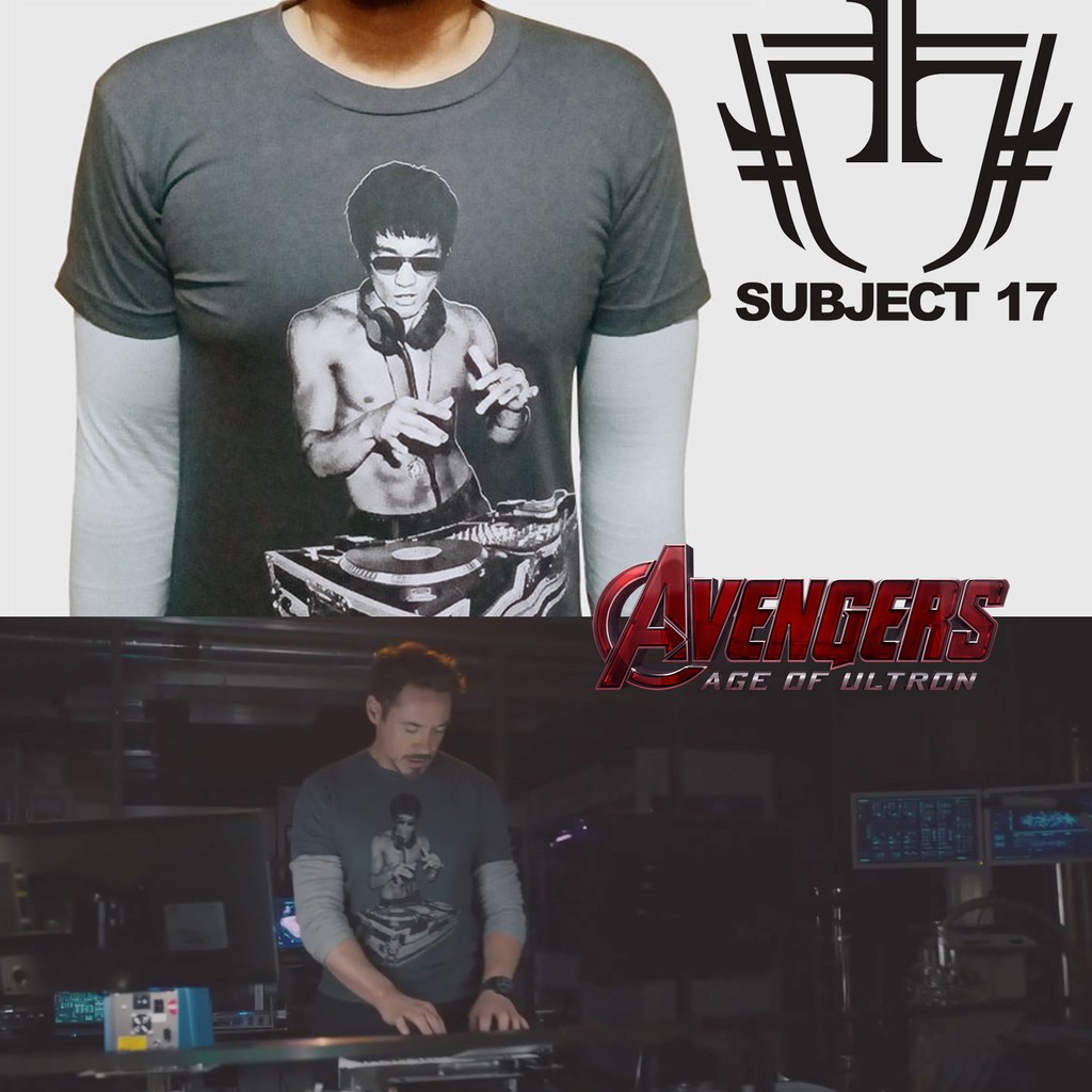 Jual Kaos Tony Stark Bruce Lee DJ Iron Man The Avengers 2 | Shopee ... Jual Kaos Tony Stark Bruce Lee DJ Iron Man The Avengers 2 | Shopee ...
