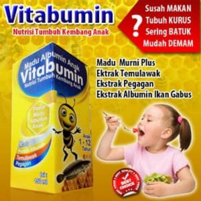 Jual Vitabumin MADU + Albumin ikan - Nutrisi Tumbuh Kembang Anak ... Jual Vitabumin MADU + Albumin ikan - Nutrisi Tumbuh Kembang Anak ...