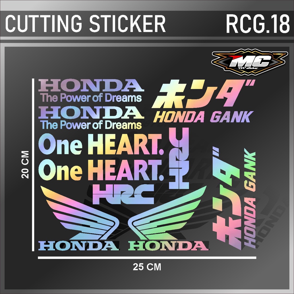 Jual Cutting Sticker Pack Sponsor Racing Isi 10 PCS - Aksesoris Motor ...