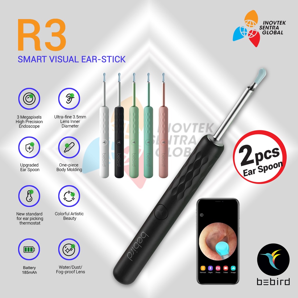 Jual BEBIRD R3 Smart Visual Ear Cleaner With Camera - Korek Kuping ...
