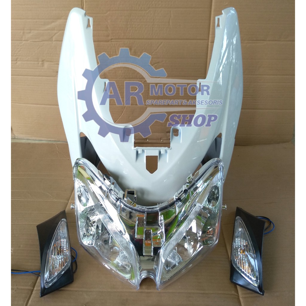 Jual TAMENG / TEBENG PLUS REFLEKTOR DAN SEN DEPAN VARIO 110 LAMA KARBU ...