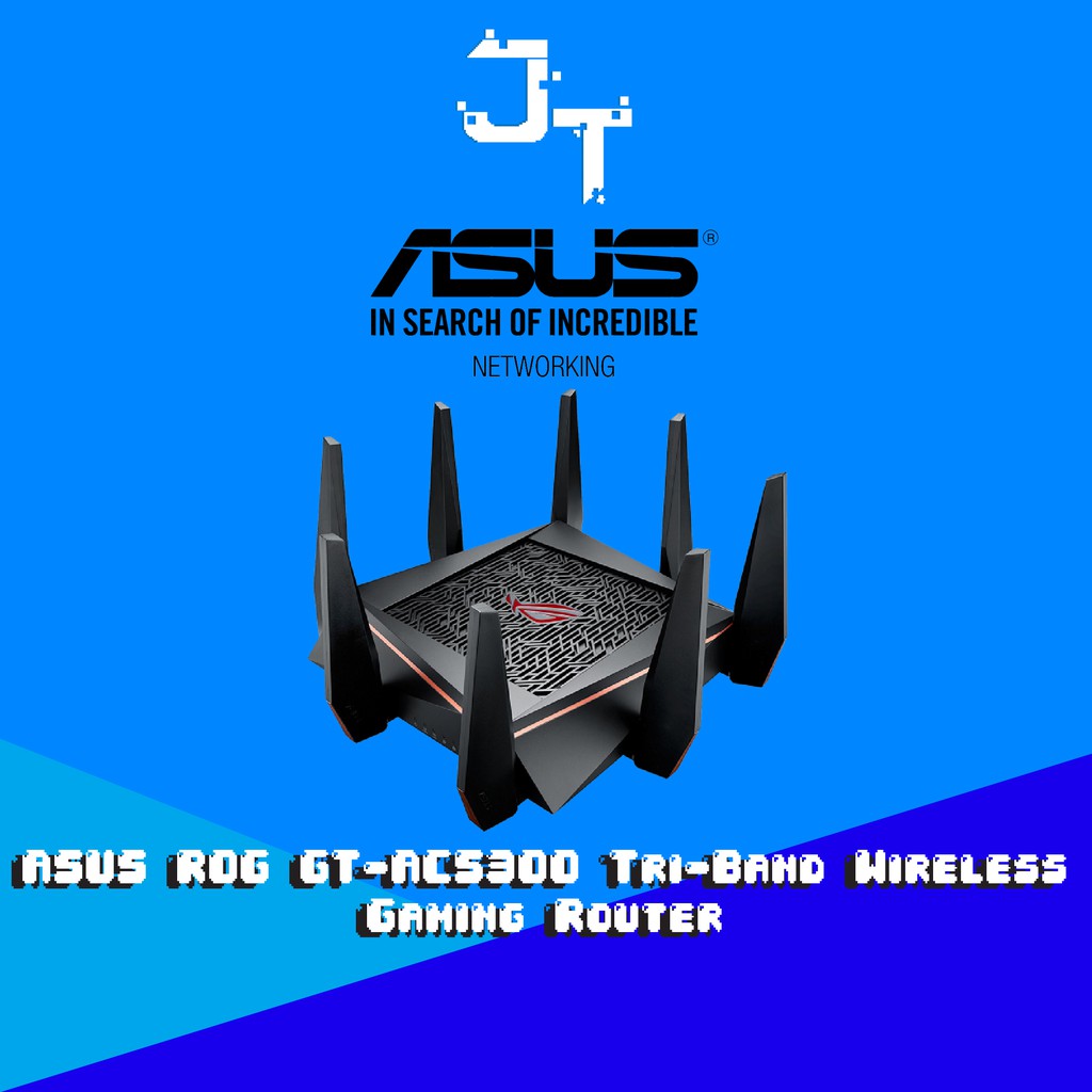 Jual ASUS ROG Rapture GT-AC5300 Tri-Band Gigabit WiFi Gaming Router ...