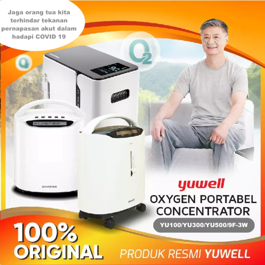 Jual Yuwell YU300 Oxygen Concentrator Oxigen Generator mesin oxigen ...