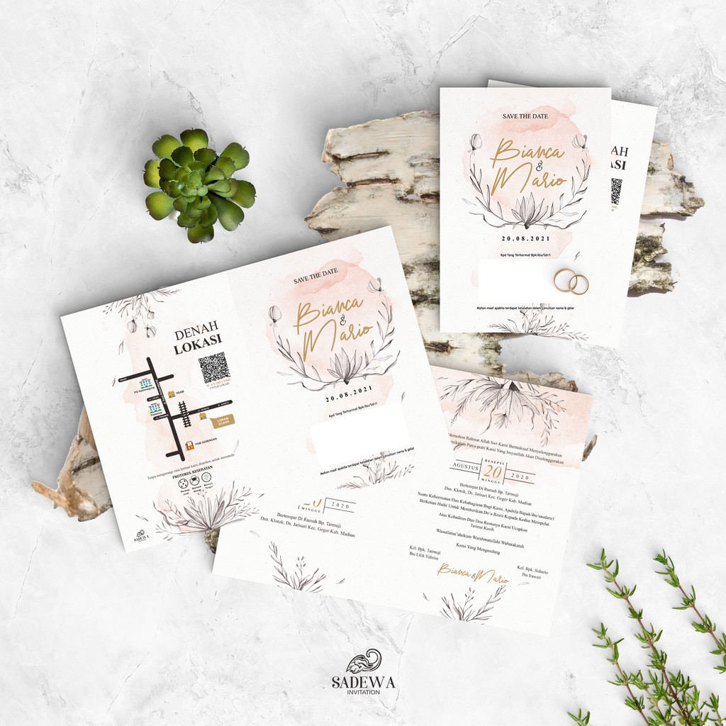 Jual UNDANGAN PERNIKAHAN MURAH ELEGANT, CANTIK, MODERN, MINIMALIS ...