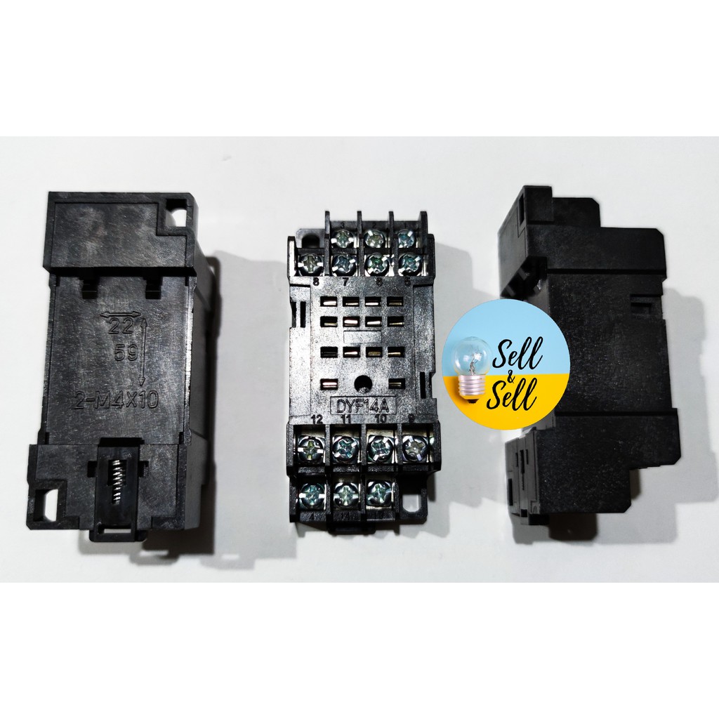 Jual Socket Relay DYF-14A / Soket Relay DYF14A/ PYF14A / Kaki 14 Pin MY4N | Shopee Indonesia