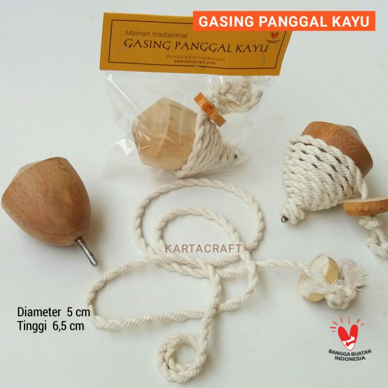 Jual Mainan gasing panggal kayu murah | Shopee Indonesia
