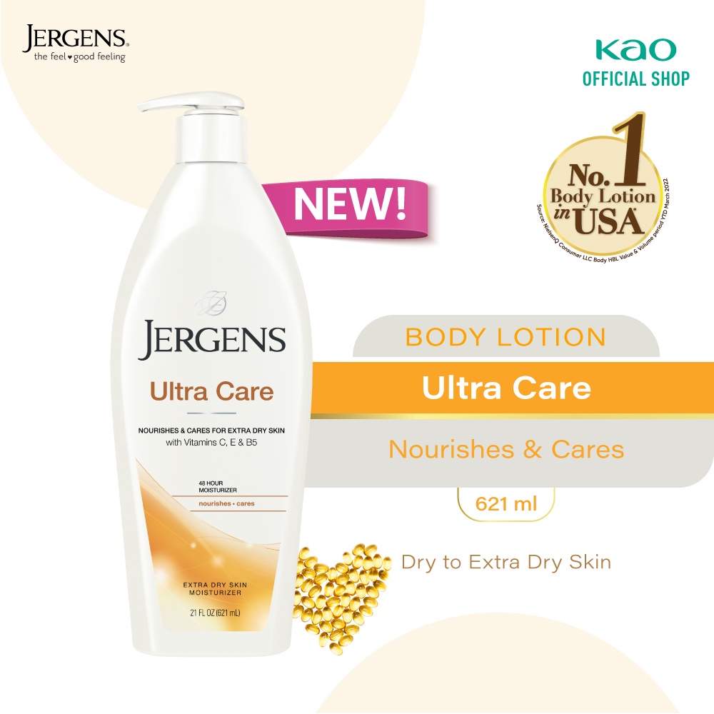 Jual Jergens Ultra Care - Dry to Extra Dry Skin Body Lotion 621ml ...