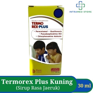 Jual Termorex Plus Kuning Sirup 30 ml - Rasa Jeruk | Shopee Indonesia