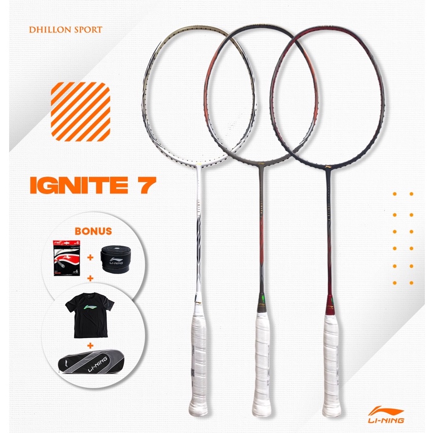 Jual Raket Badminton Lining IGNITE 7 Original | Shopee Indonesia