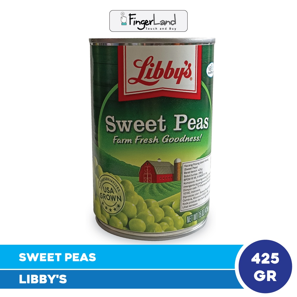 Jual LIBBY'S Sweet Peas-S 425 gram Kacang Polong Kaleng | Shopee Indonesia