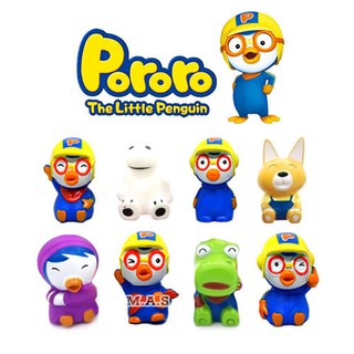 Jual Mainan Action Figure Pororo Family Mix Set (8 pcs) Hiasan Cake ...
