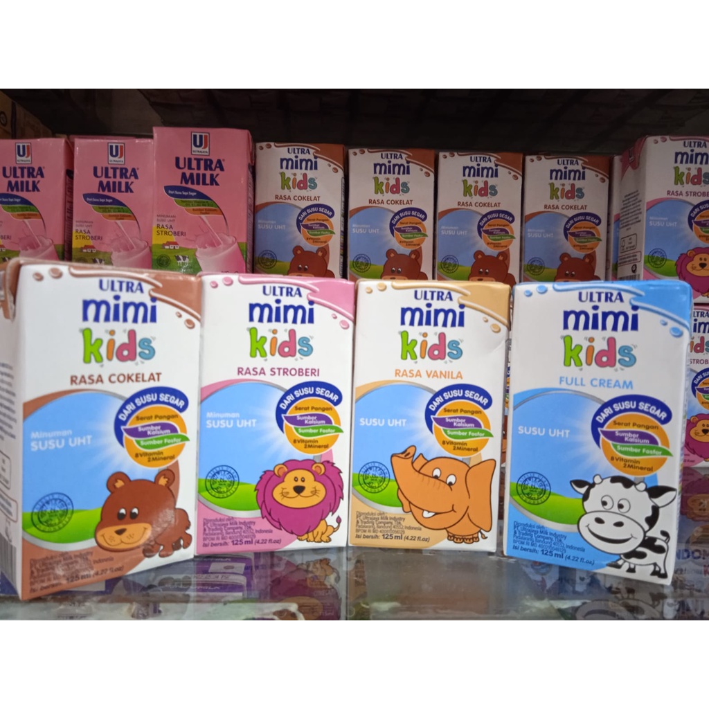 Jual Susu UHT Ultra Milk Mimi Kids 125ml | Shopee Indonesia