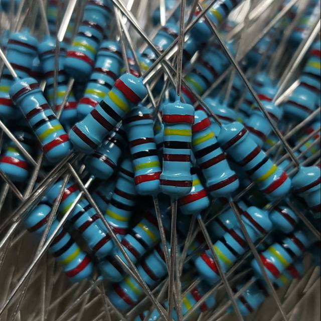 Jual Resistor 2k4 0.5W Metal Film 1% 10pcs | Shopee Indonesia