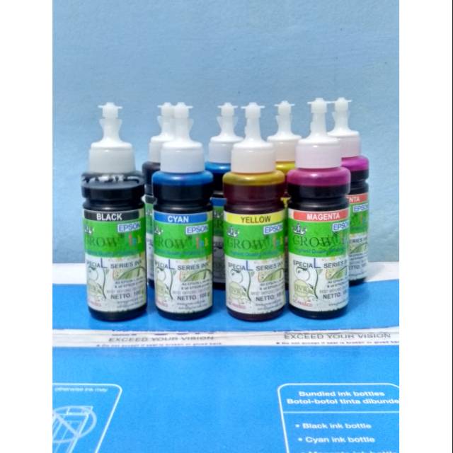 Jual Tinta Printer Grow Ink Epson L series | Shopee Indonesia