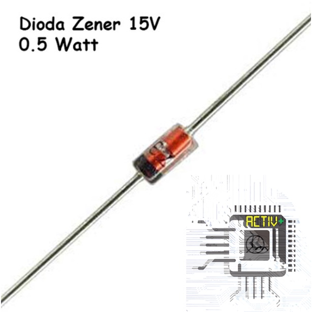 Jual ORIGINAL DIODA ZENER 15V 1/2W ZENER DIODE 15 V VOLTAGE REGULATOR DIODA ZENER 15VOLT 15 VOLT ...