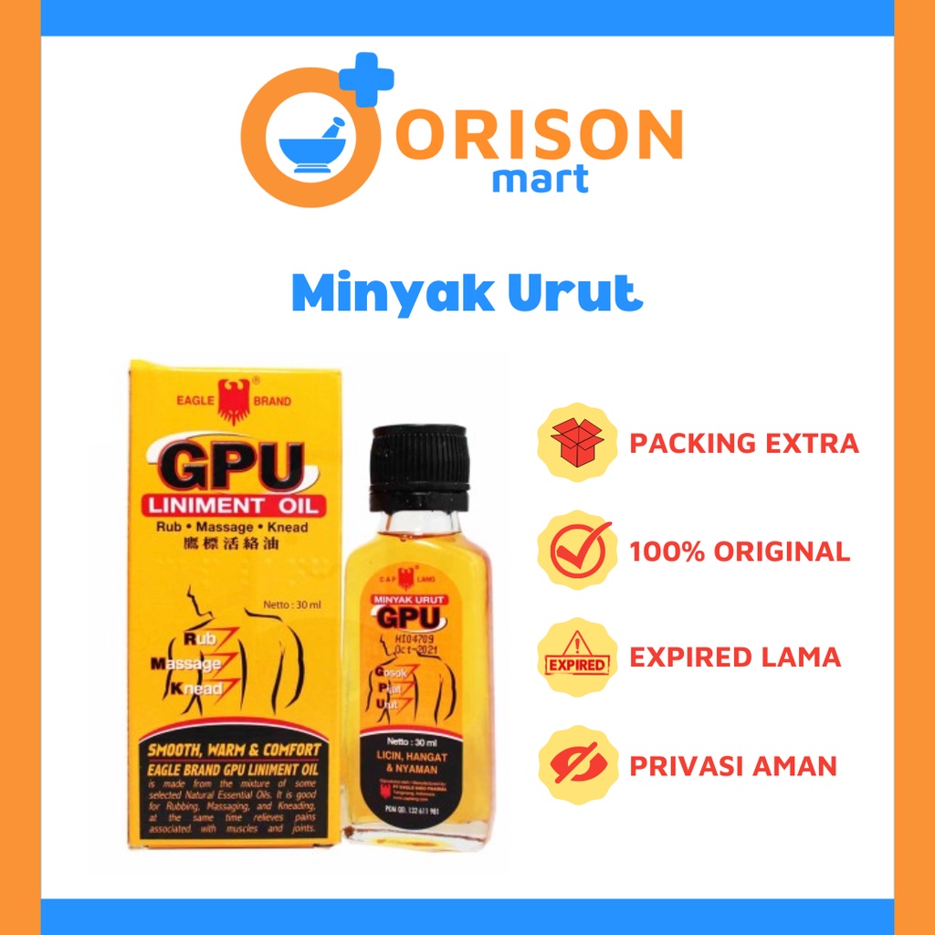 Jual MINYAK URUT GPU SEREH 30ML 60ML | Shopee Indonesia