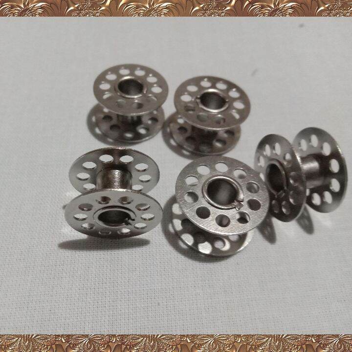 Jual spool 5 biji /spull/bobbin mesin jahit butterfly isi 5 biji palet ...