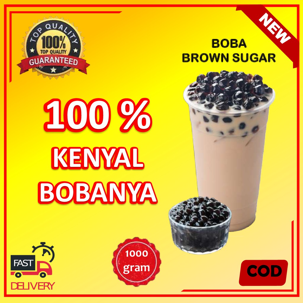Jual Boba Brown Sugar Tapioka 1kg Toping minuman Kekinian Harga ...