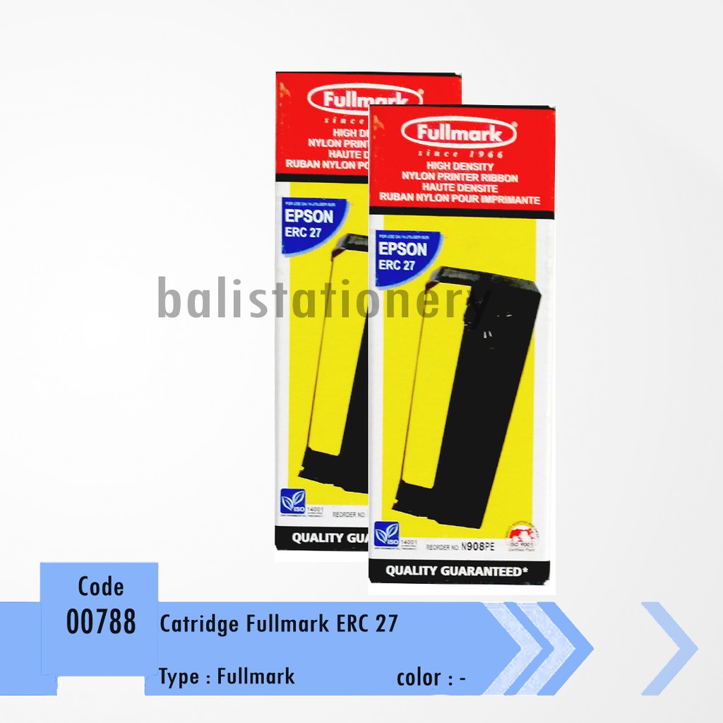 Jual Catrdige Fullmark Epson ERC 27 ( N908PE ) | Shopee Indonesia