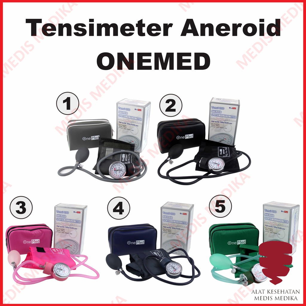 Tensimeter Aneroid Onemed Alat Ukur Tekanan Darah Tensi Meter Jarum ...