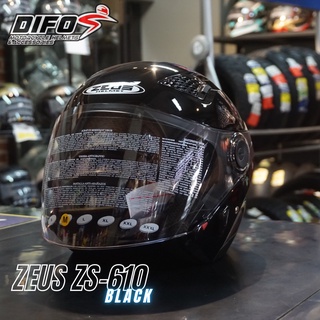 Jual HELM ZEUS ZS-610 BLACK | Shopee Indonesia
