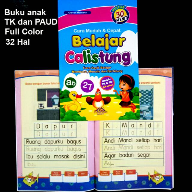 Jual Belajar calistung buku tk dan paud Indonesia|Shopee Indonesia