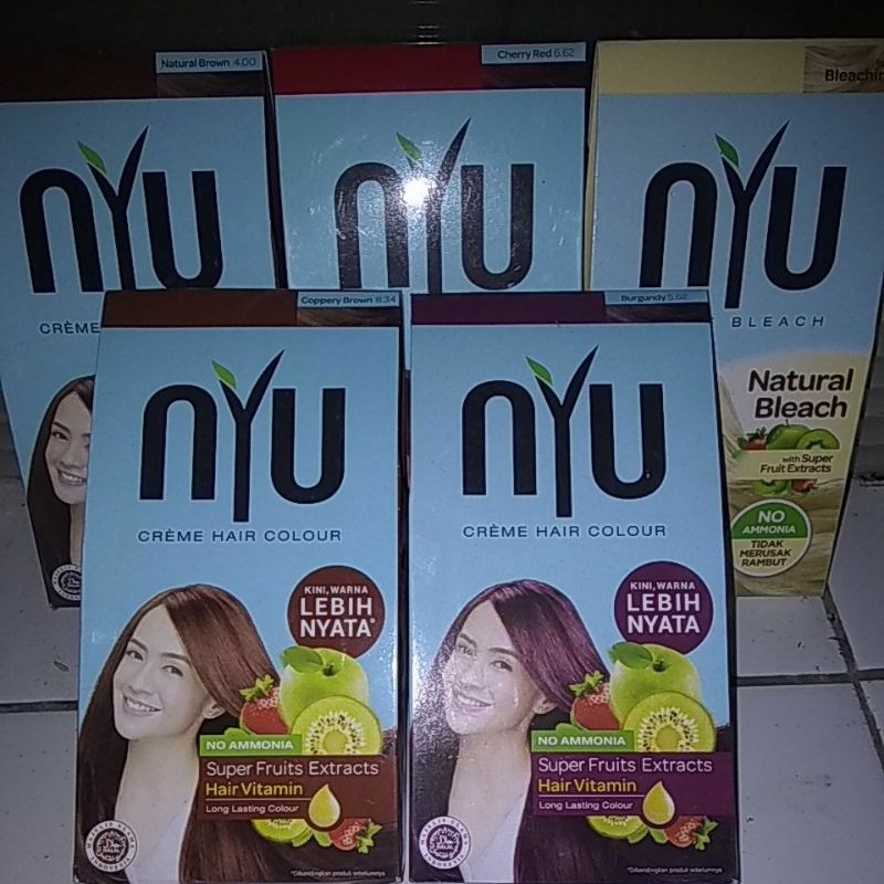 Jual NYU Hair colour pewarna rambut all variant | Shopee Indonesia