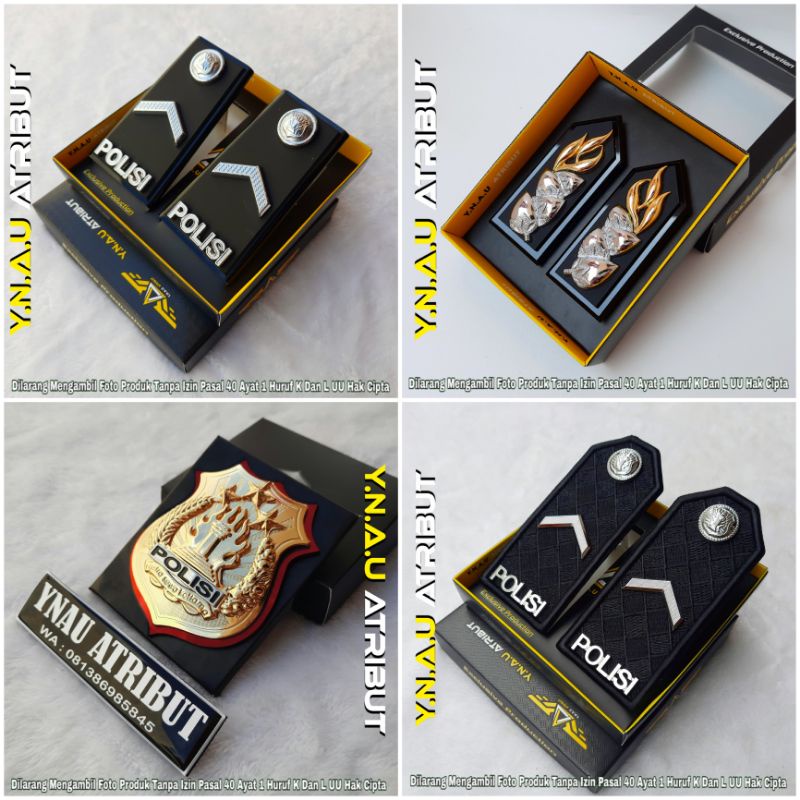 Jual ATRIBUT POLISI / PAKET PANGKAT BRIPDA POLRI FULL MIKA EXCLUSIVE ...