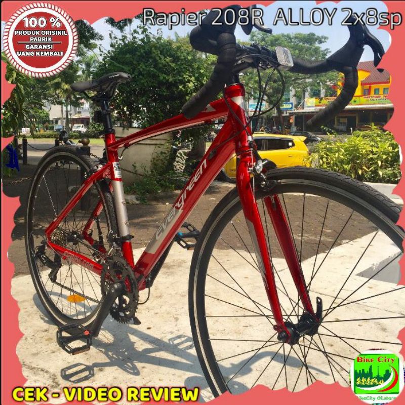 Jual Sepeda balap RB evergreen rapier 208R AL. 2x8sp Rakit StelJadi ...