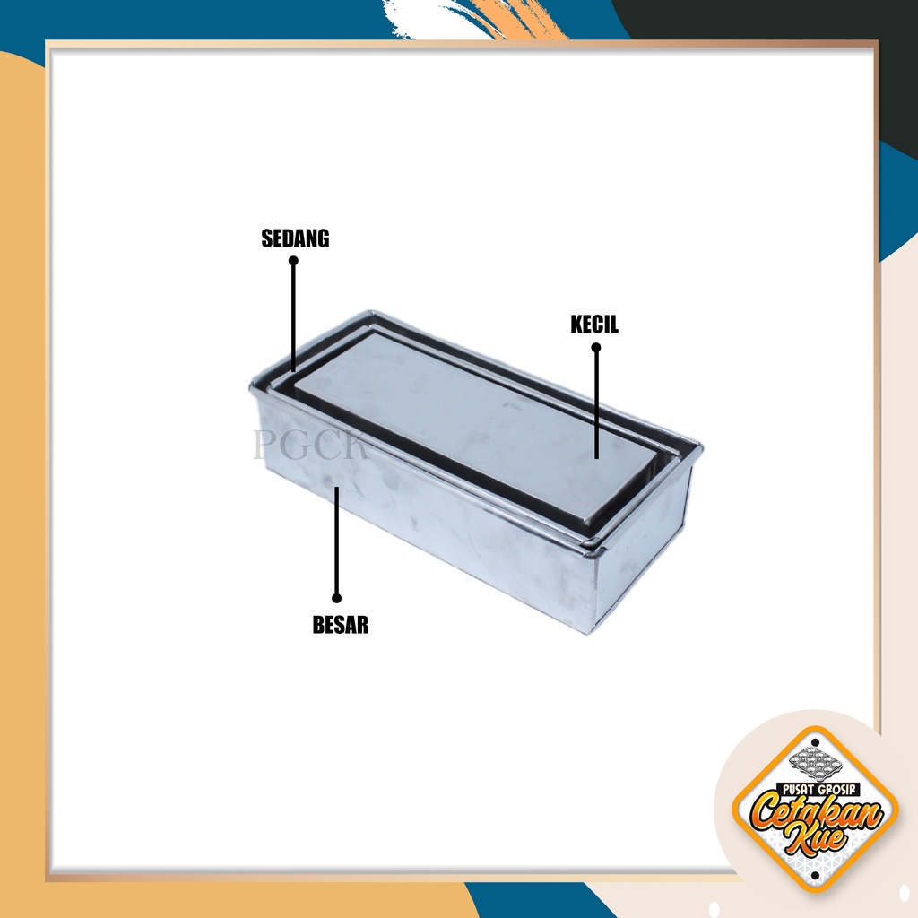 Jual PGCK Loyang Roti Tawar Besar/Sedang/Kecil | Shopee Indonesia