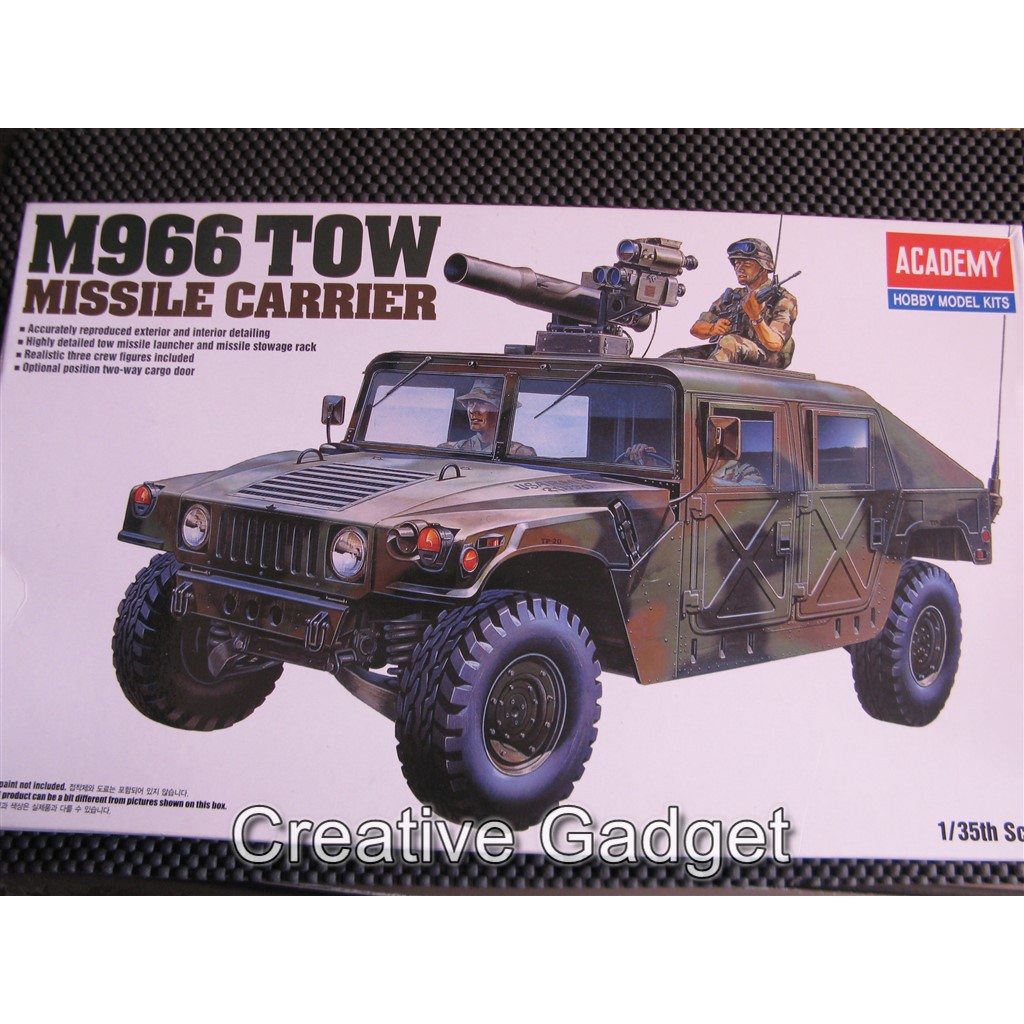 Jual Model Kit Academy 1/35 - Humvee / Hummer M966 TOW Missile Carrier ...