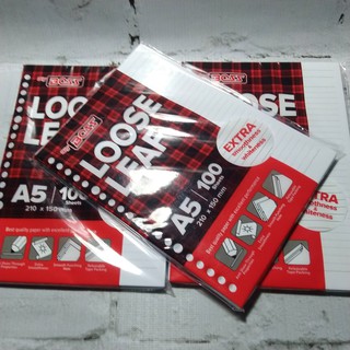Jual ISI BINDER A5 ISI 1OO SHEET / LOOSE LEAF 100 LEMBAR A5 MURAH ...