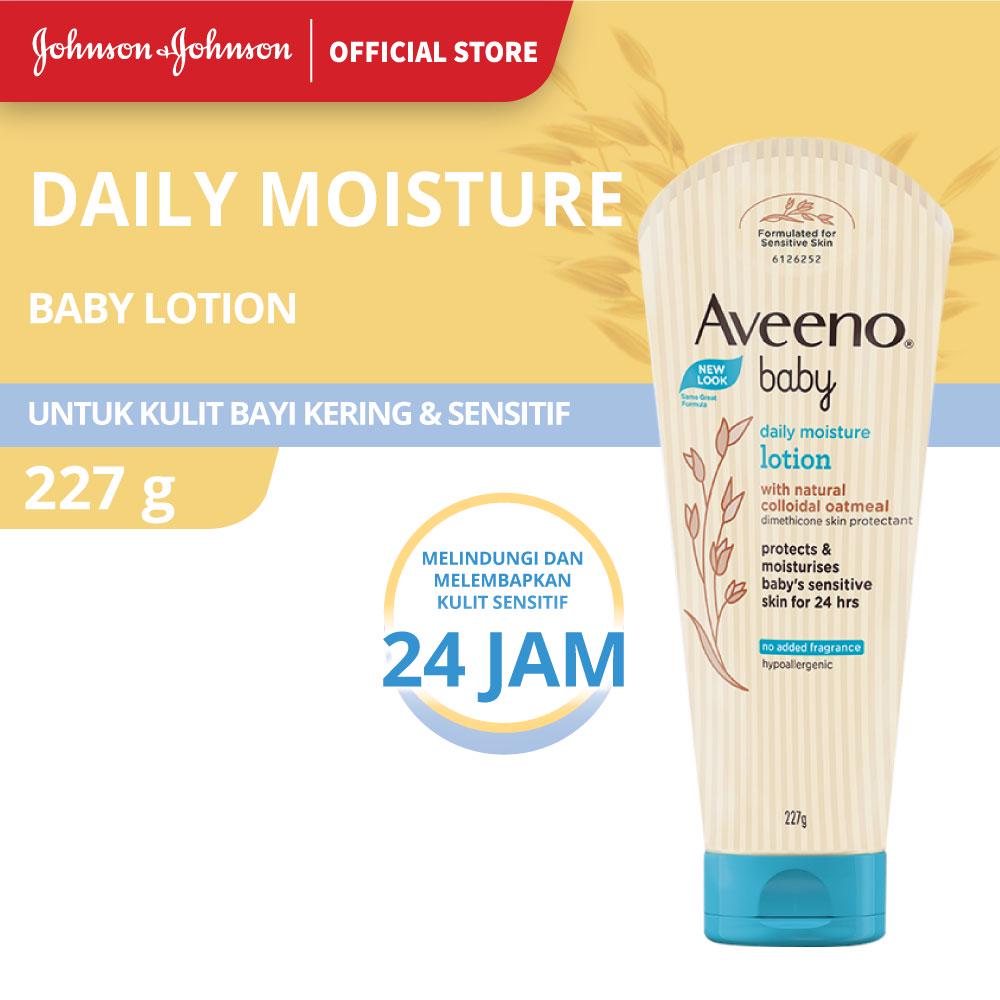 Jual Aveeno Baby Daily Moisture Lotion - Losion Pelembab Bayi 227g | Shopee Indonesia