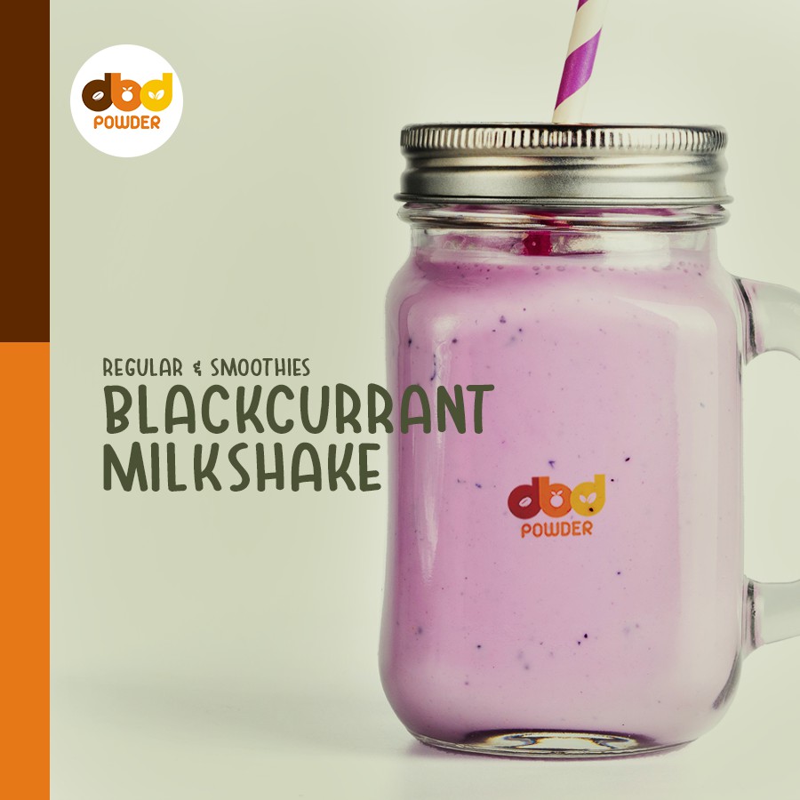 Bubuk Minuman Blackcurrant - Powder Blackcurrant Milkshake | Shopee ...