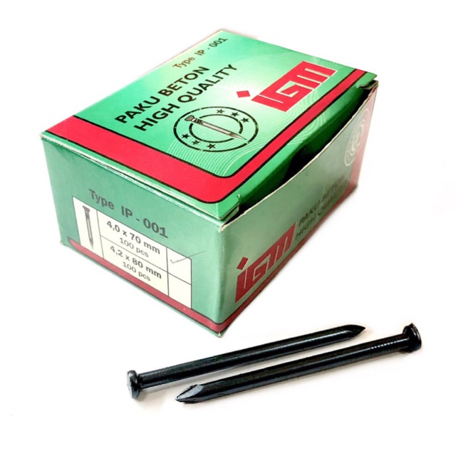 Jual Paku Beton 7 cm | High Quality 4,0 x 70 mm | Shopee Indonesia